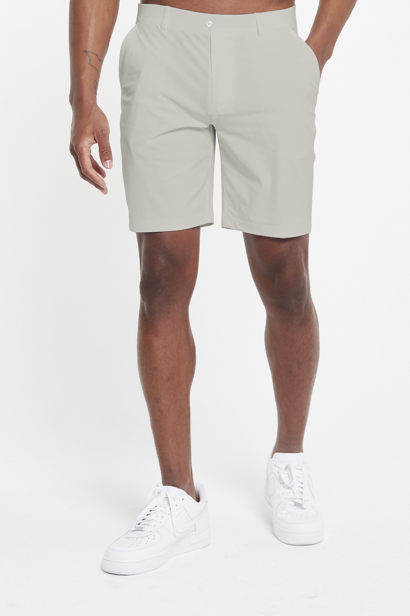 Hanover Men's Pull-On Golf Shorts in Stone Grey – REDVANLY