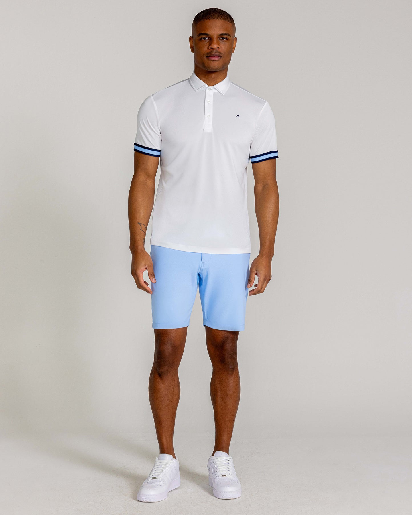 Cromac Pique Polo in Bright White – REDVANLY