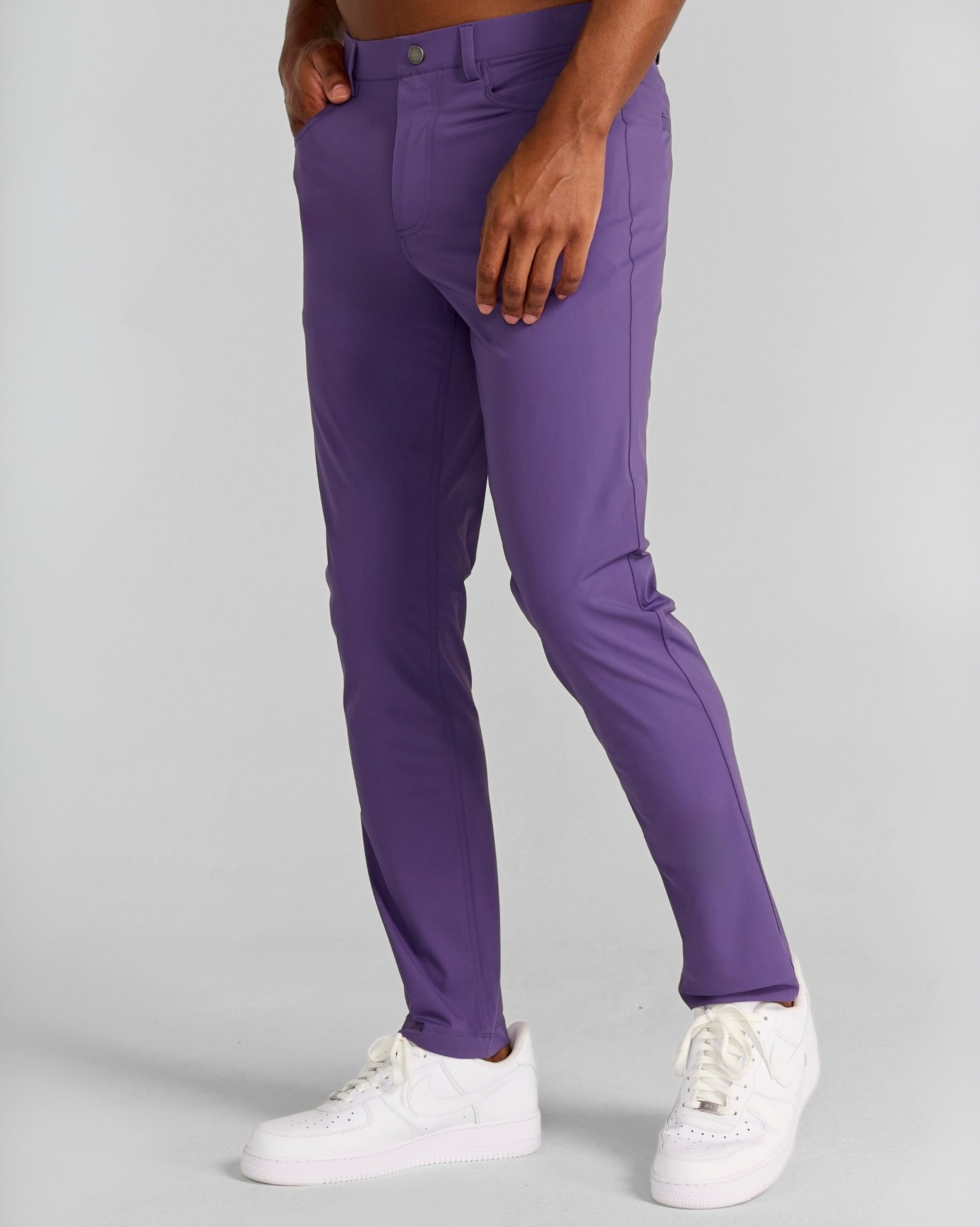 Kent Pull-On Trouser in Loganberry – REDVANLY