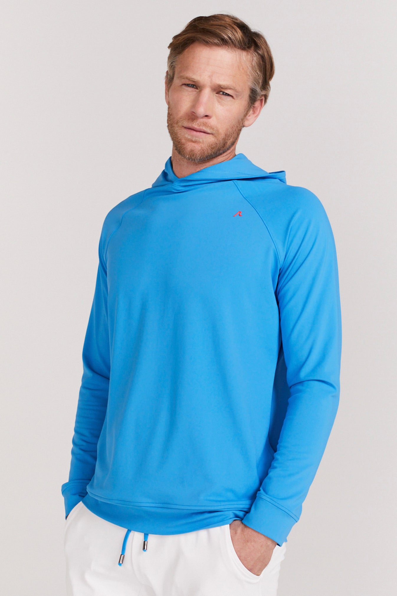 Larkin Hoodie in Malibu Blue – REDVANLY