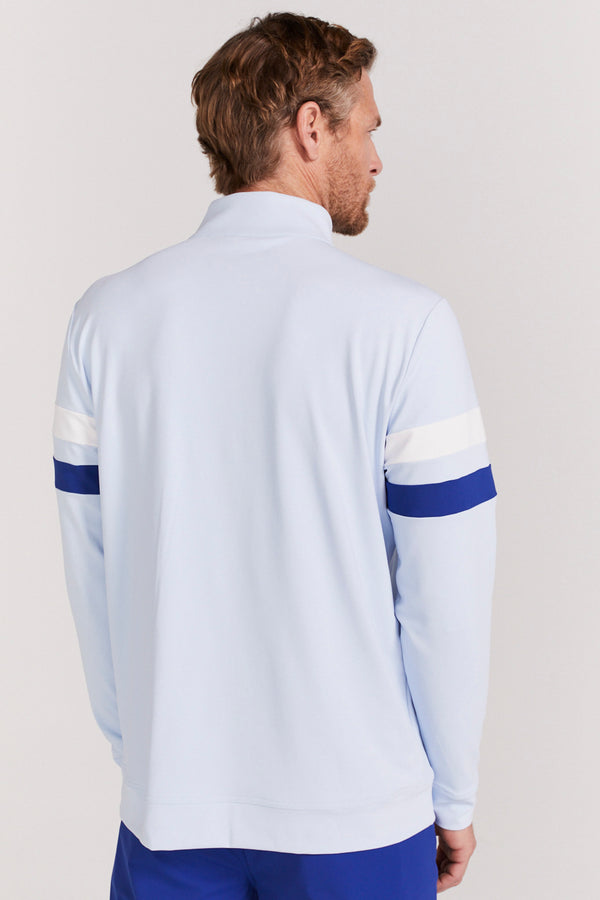 Wilson Quarter Zip in Breeze – REDVANLY